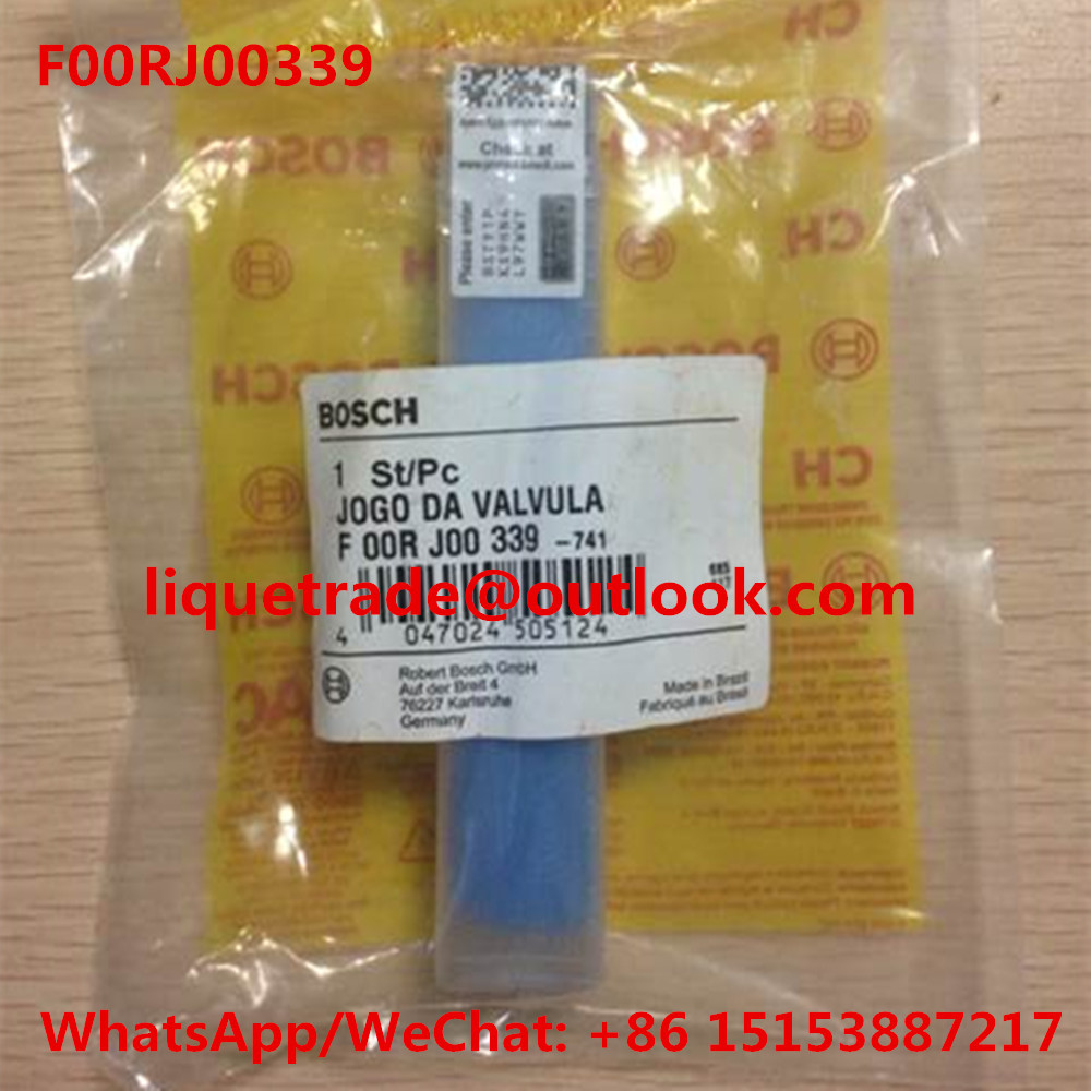 Válvula común F00RJ00339, F 00R J00 339 del inyector del carril de BOSCH